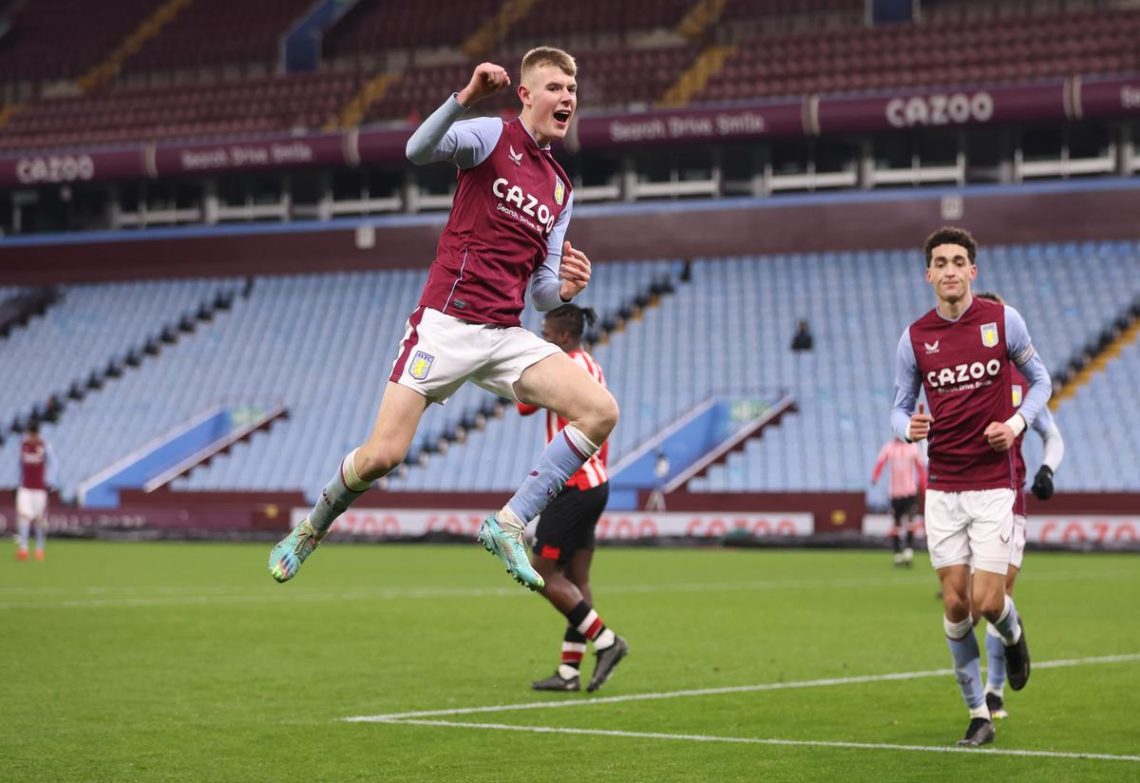 Aston Villa academy ace Rory Wilson looks the complete forward