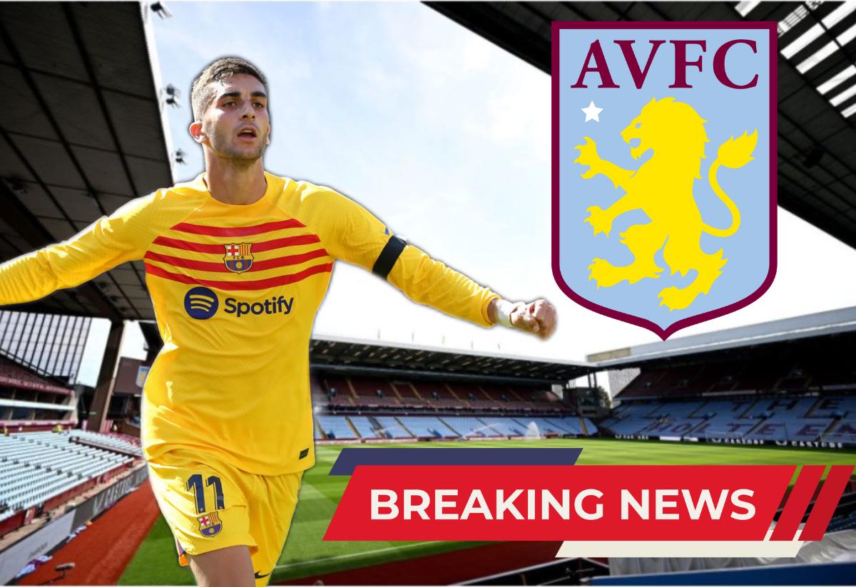 Aston Villa to rival Arsenal for Barcelona attacker Ferran Torres