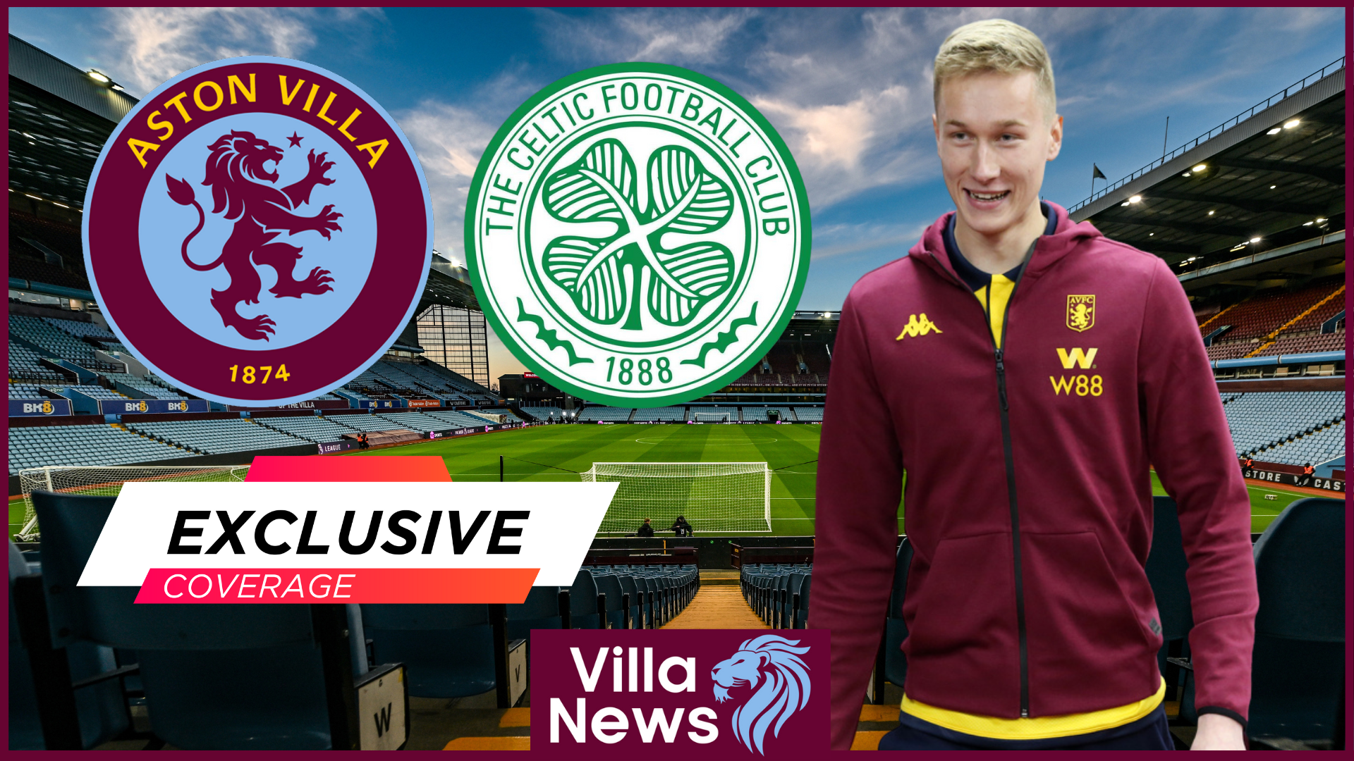 Aston Villa to include buy-back clause if Viljami Sinisalo is sold