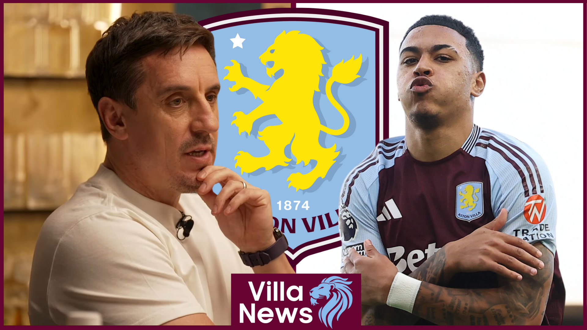 Neville gushes over Aston Villa star Rogers after terrific form – ‘Top ...
