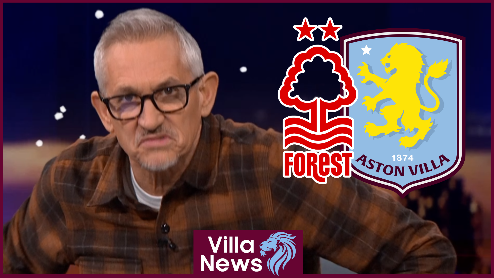 Lineker hits out over Nottm Forest v Aston Villa controversy MOTD ...