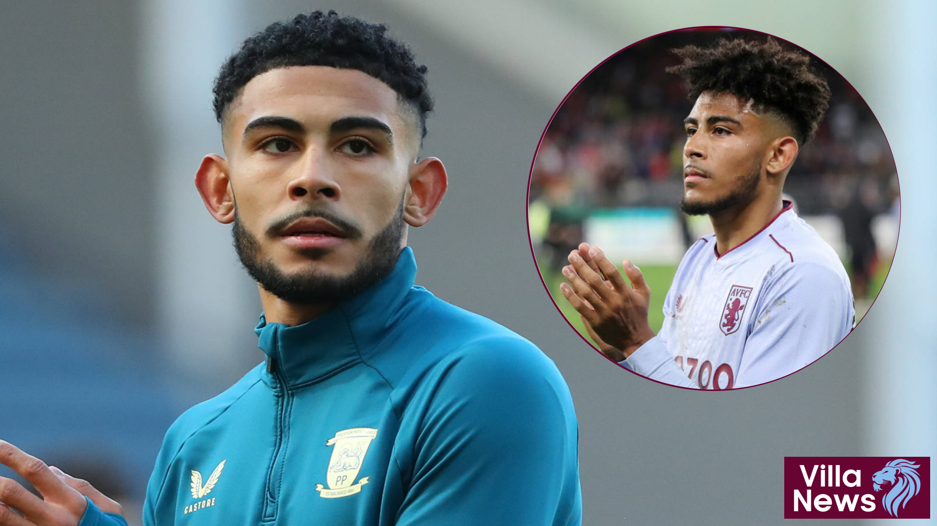 Kaine Kesler Hayden reacts immediately after Aston Villa FA Cup news